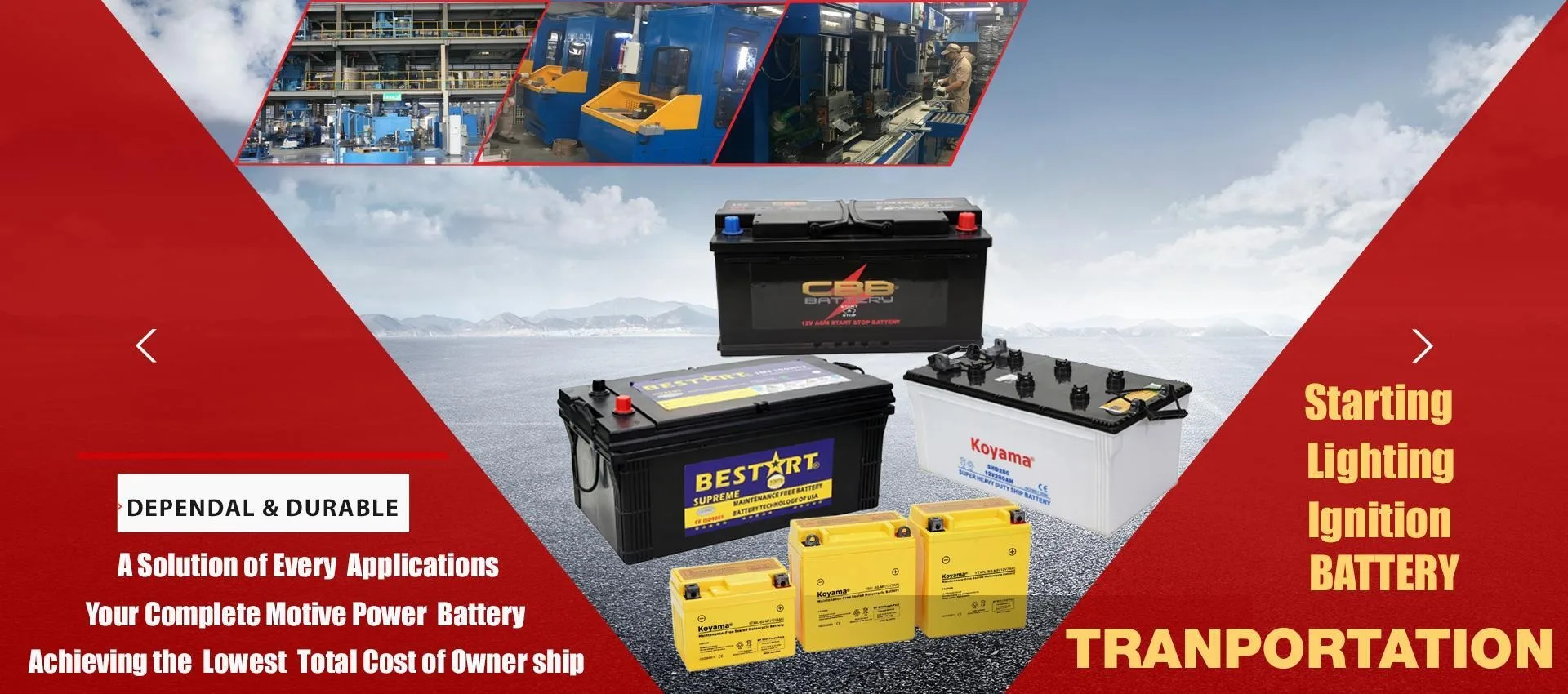 DIN57539 Maintenance Free Car Battery to European Market MF Battery 12V ...