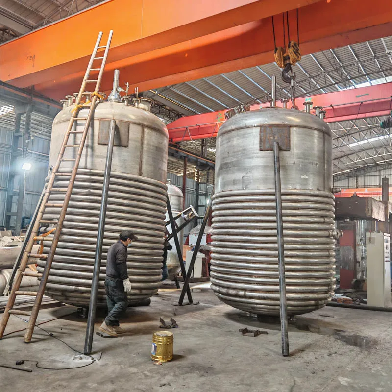 Thermal Oil Jacket Agitator Reactor Urea Formaldehyde Resin Production ...