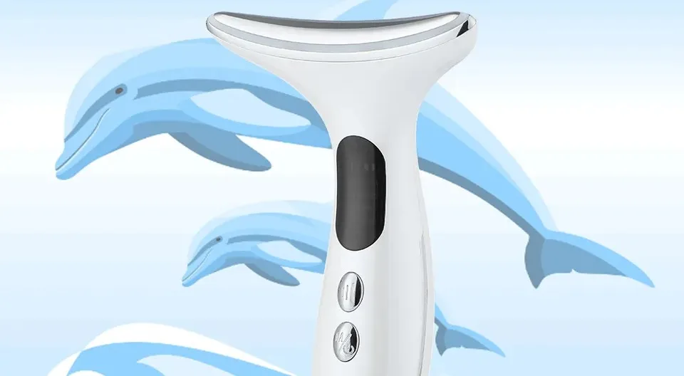 Mini Neck Lift Wrinkles Reducing Led Face & Neck Lifting Massager ...