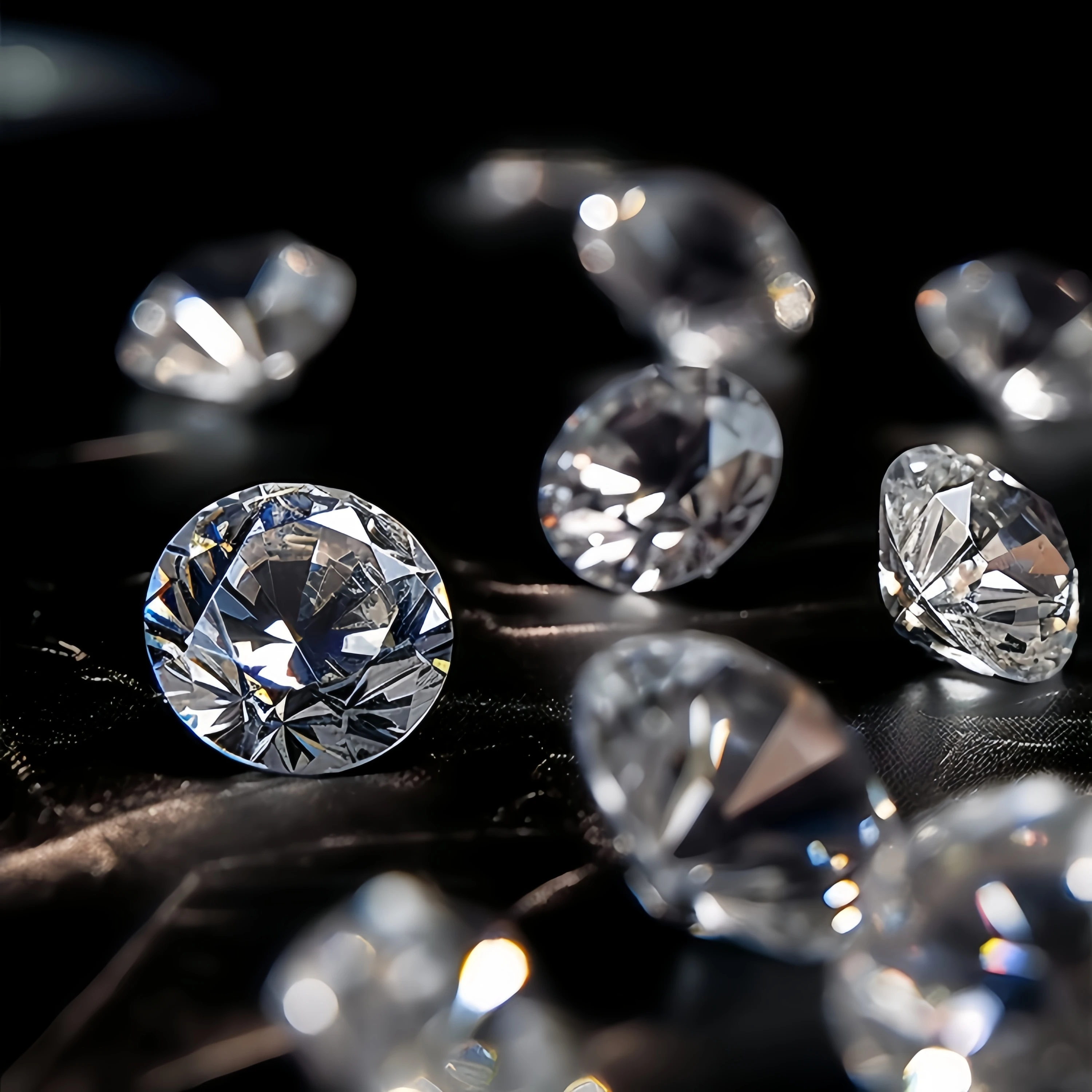 Igi Certificate Diamond Cvd Round Loose Diamond 1-4 Ct D White Vvs-vs 3 ...