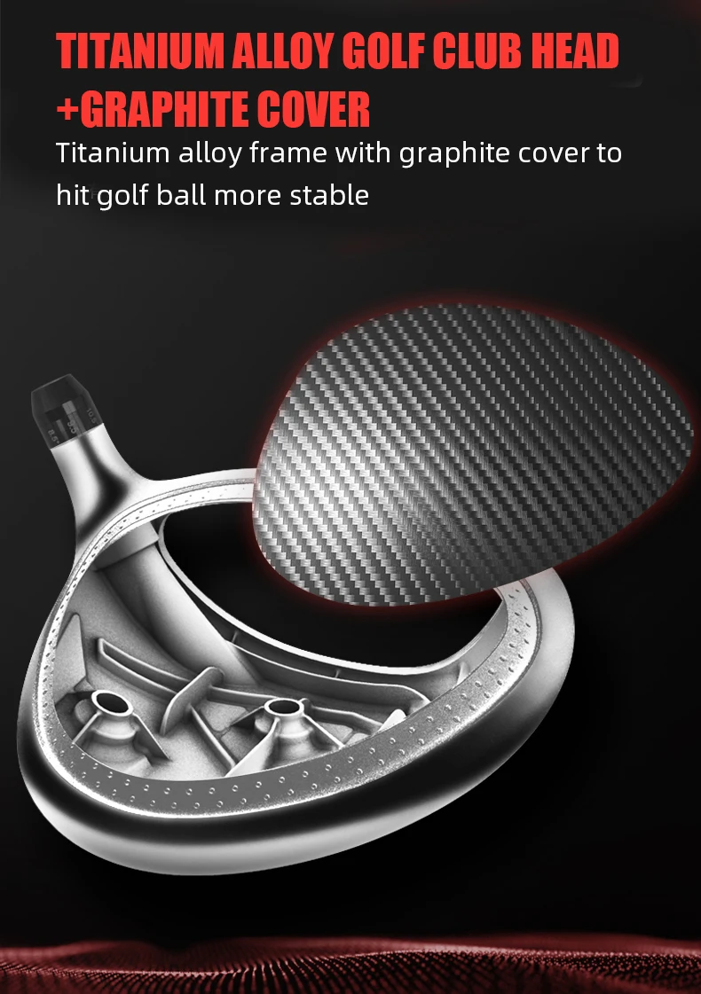Right-Handed Graphite Golf Driver for Men - OEM