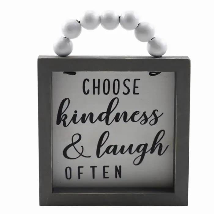 Wholesale/customized Square Wood Signs Wood Framed Wall Art Wall ...