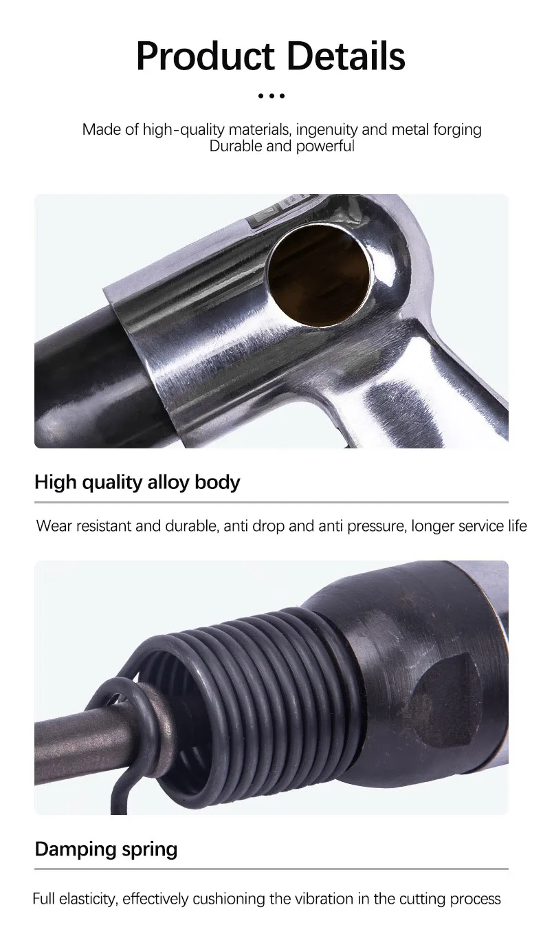 Hand-held Air Shovel - Efficient Pneumatic Tool for Rust Removal