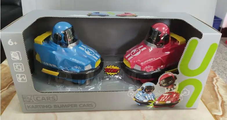 2024 2 Player Rc Bumper Cars Toys Fun Versus Game Remote Control Crash ...