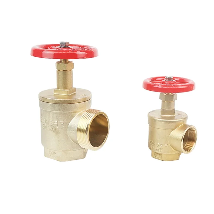 Brass Angle Fire Hydrant Valve Natural Or Painted Brass Angle Fire ...