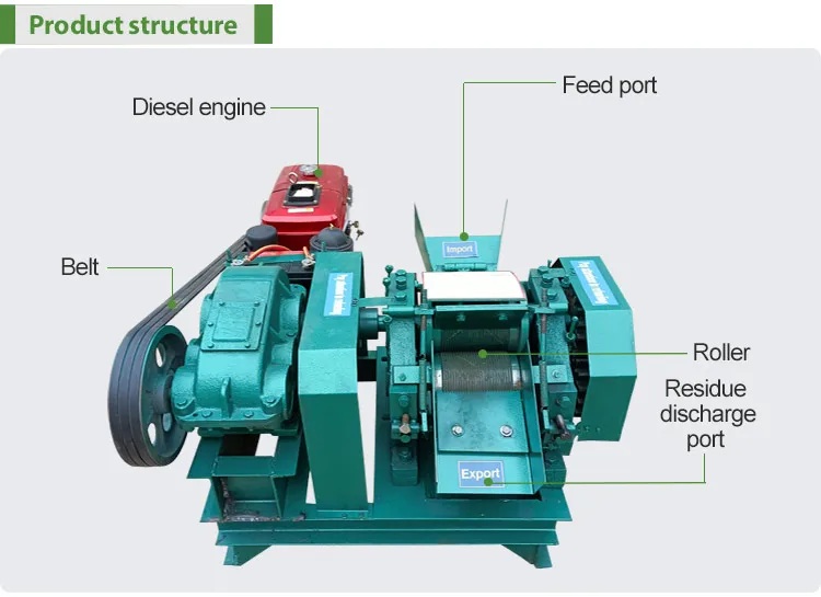 Sugarcane Crusher Sugar Cane Press Juice Extractor Mill Juicer Diesel ...