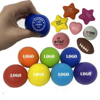 Promotional Squeeze Pu Toy Anti-stress Shape Stressball Customized With ...