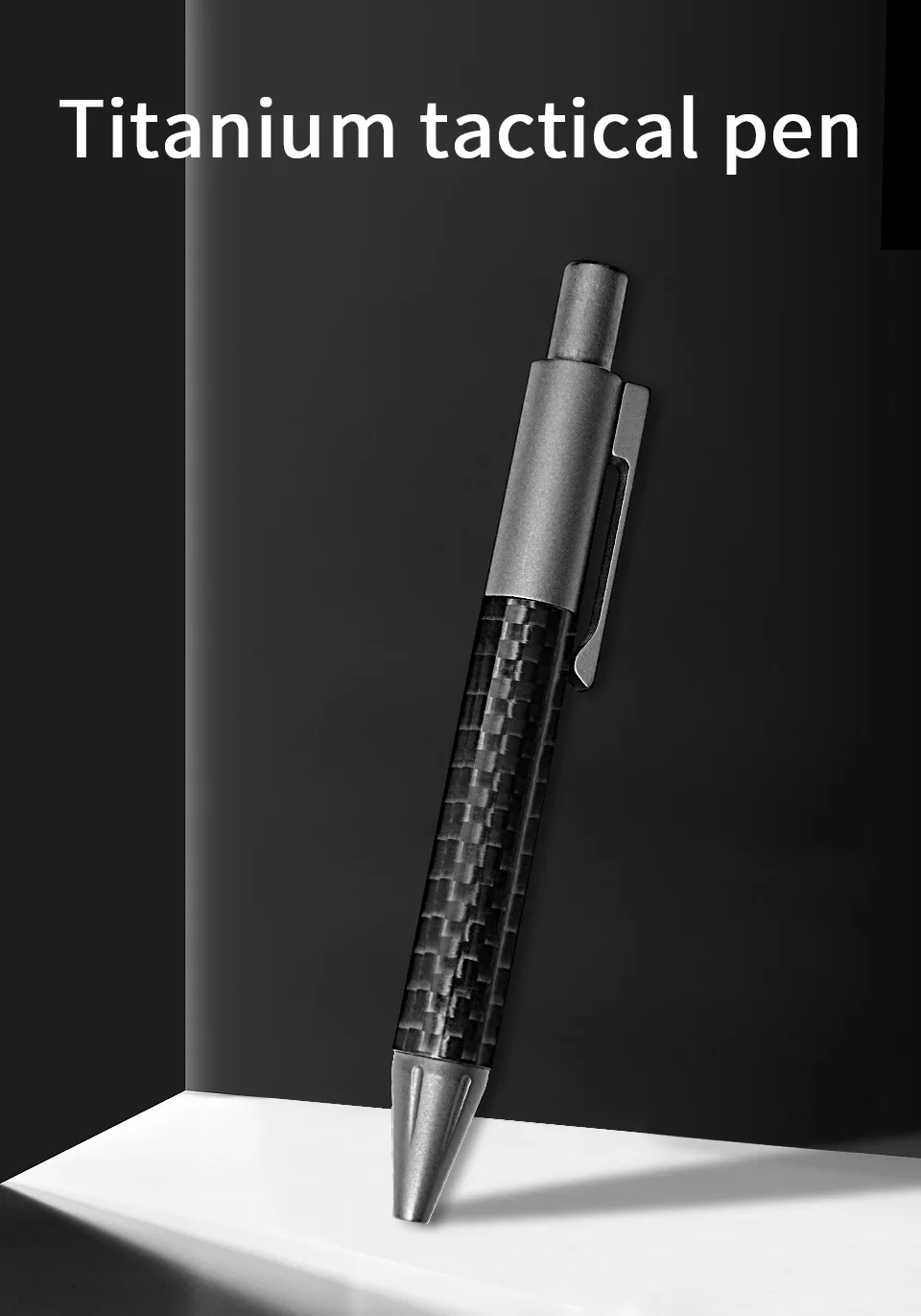 Titanium Alloy Carbon Fiber Office Pen Lightweight Metal Carry-on ...