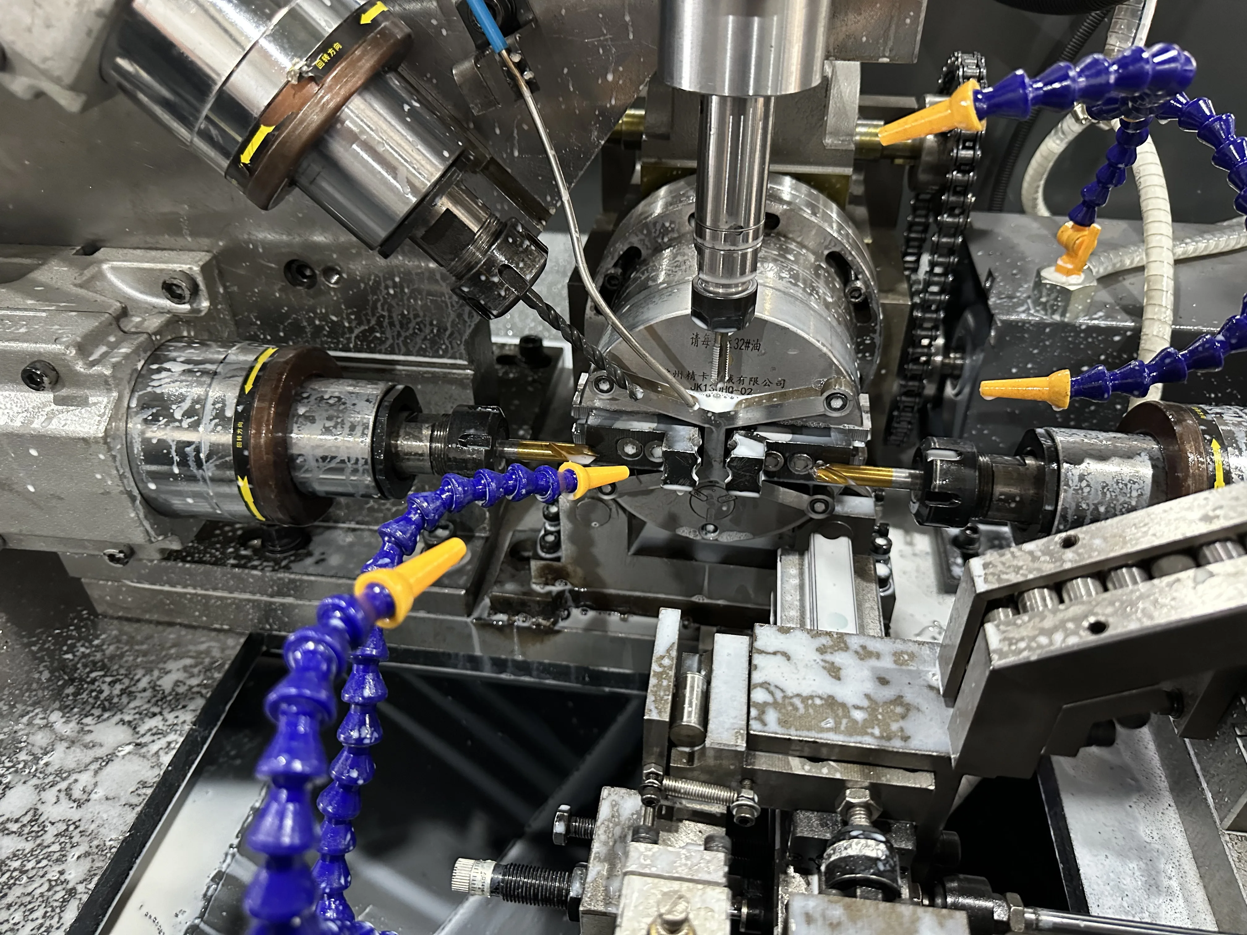 Rotary Indexer Drilling Tapping Machine Bolt Fastener Drilling Tapping ...