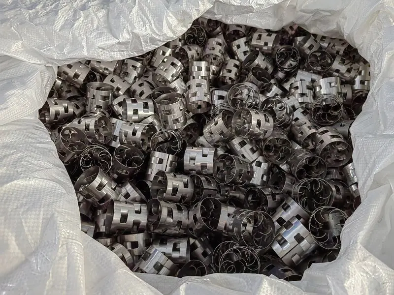 Xintao Metal Pall Rings - Efficient Stainless Steel Packing