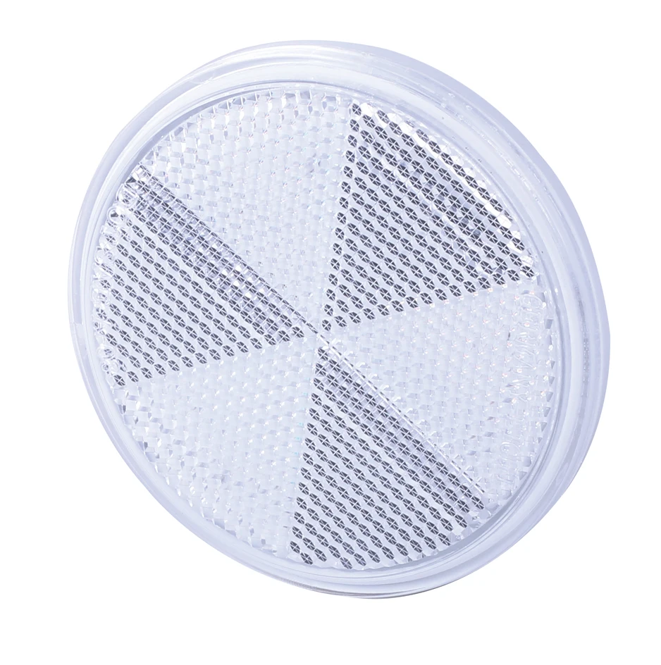 Round 80mm Reflex Reflectors with 6mm Screw - Durable & Bright