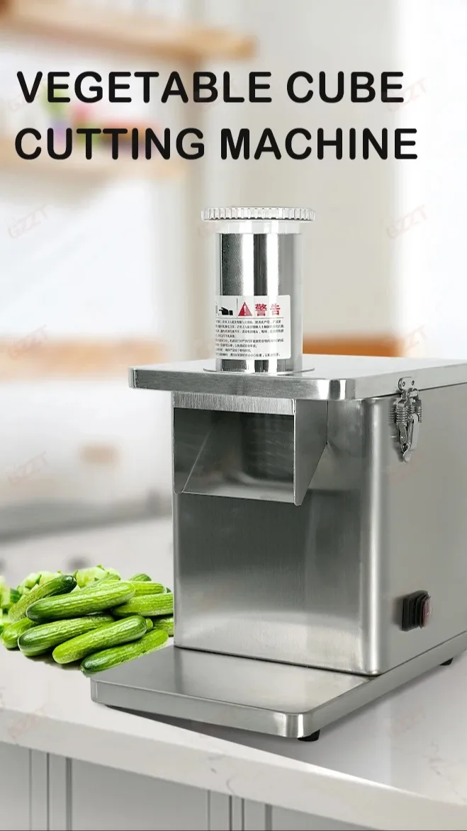 Potato Carrot Cube Cutting Machine Commercial Vegetable Shredding ...