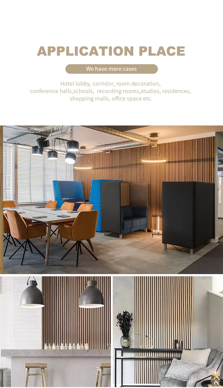 Goodsound Wall Cladding Fiber Mdf Akupanel Ceiling Mdf Slat Wall Panels ...