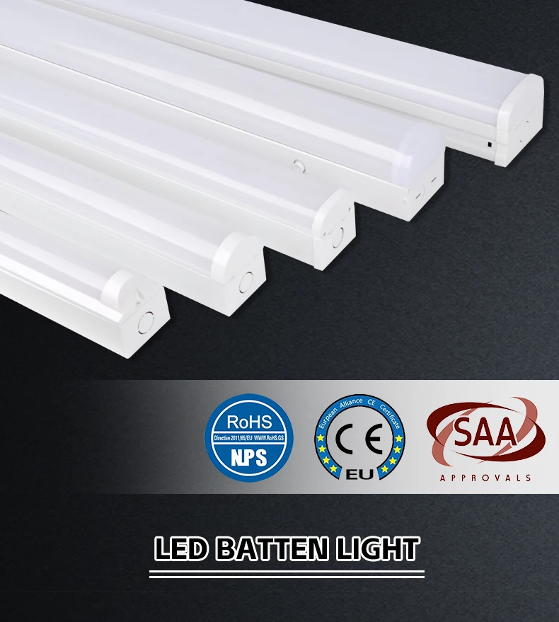 Free Sample High Lumen Led Flat Tube 2ft 4ft 8ft Led Linear Lighting ...