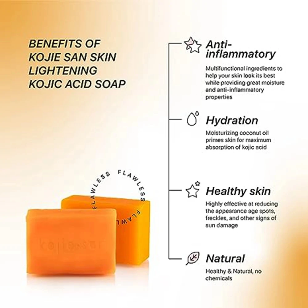 Handmade Bathing Soap Skin Brightening Whitening Face Kojic Acid Soap ...