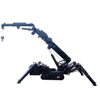 Portable Electric Mobile Lifting Mini Spider Crane Lifting Folding Arm ...