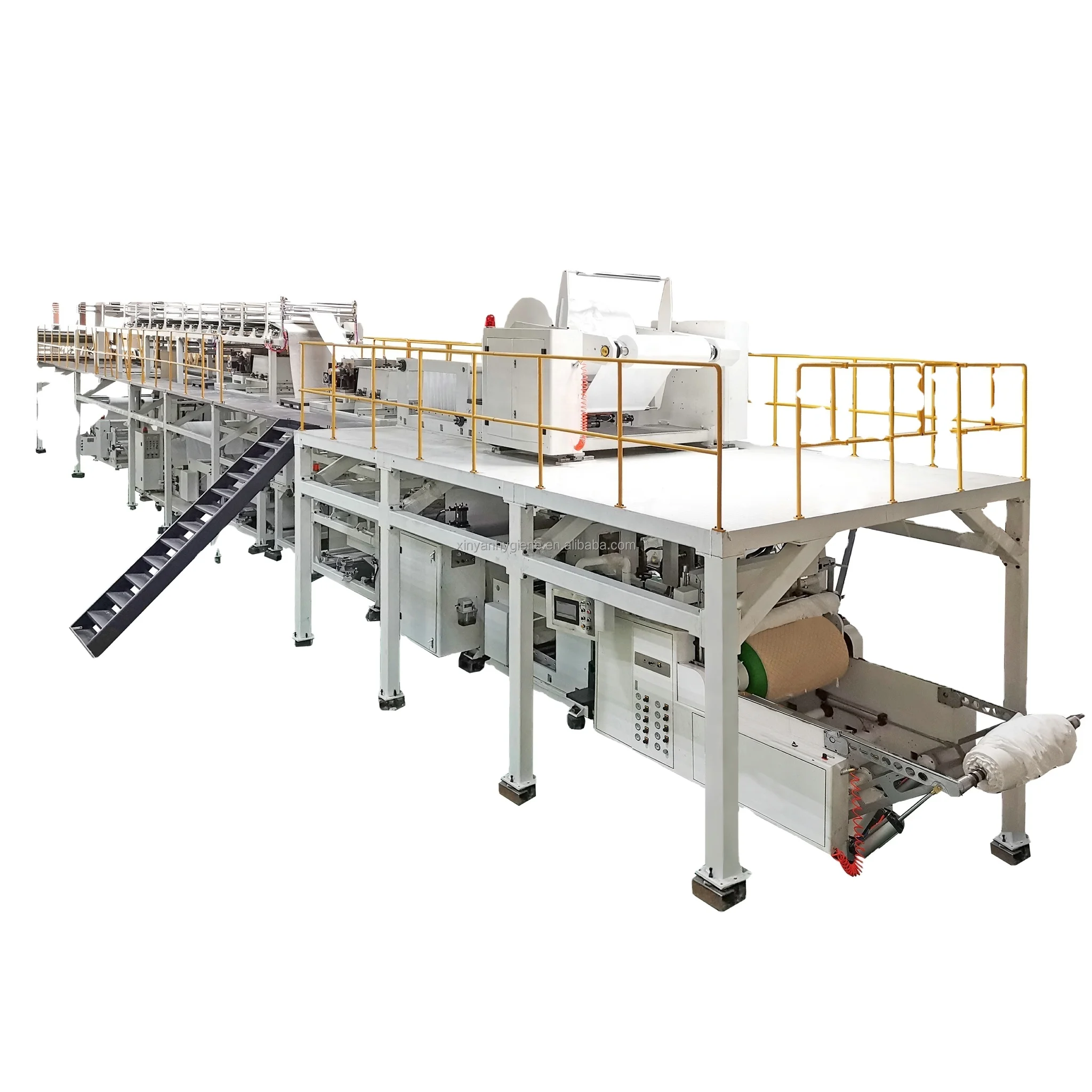 Semi Automatic Disposable Baby Diaper SAP Sheet Laminating Machine