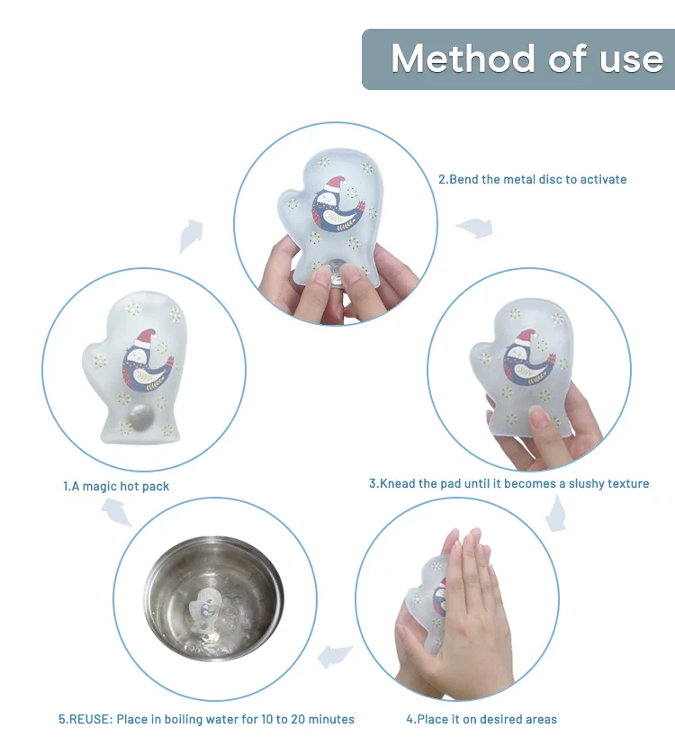 Physical Therapy Gel Body Warmer Hand Warmer Cold Gel Pack Mini Hand ...