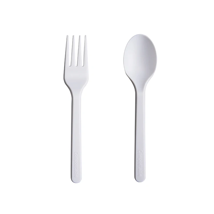 Cpla Compostable 100% Biodegradable Disposable Cpla Cutlery Spoon ...