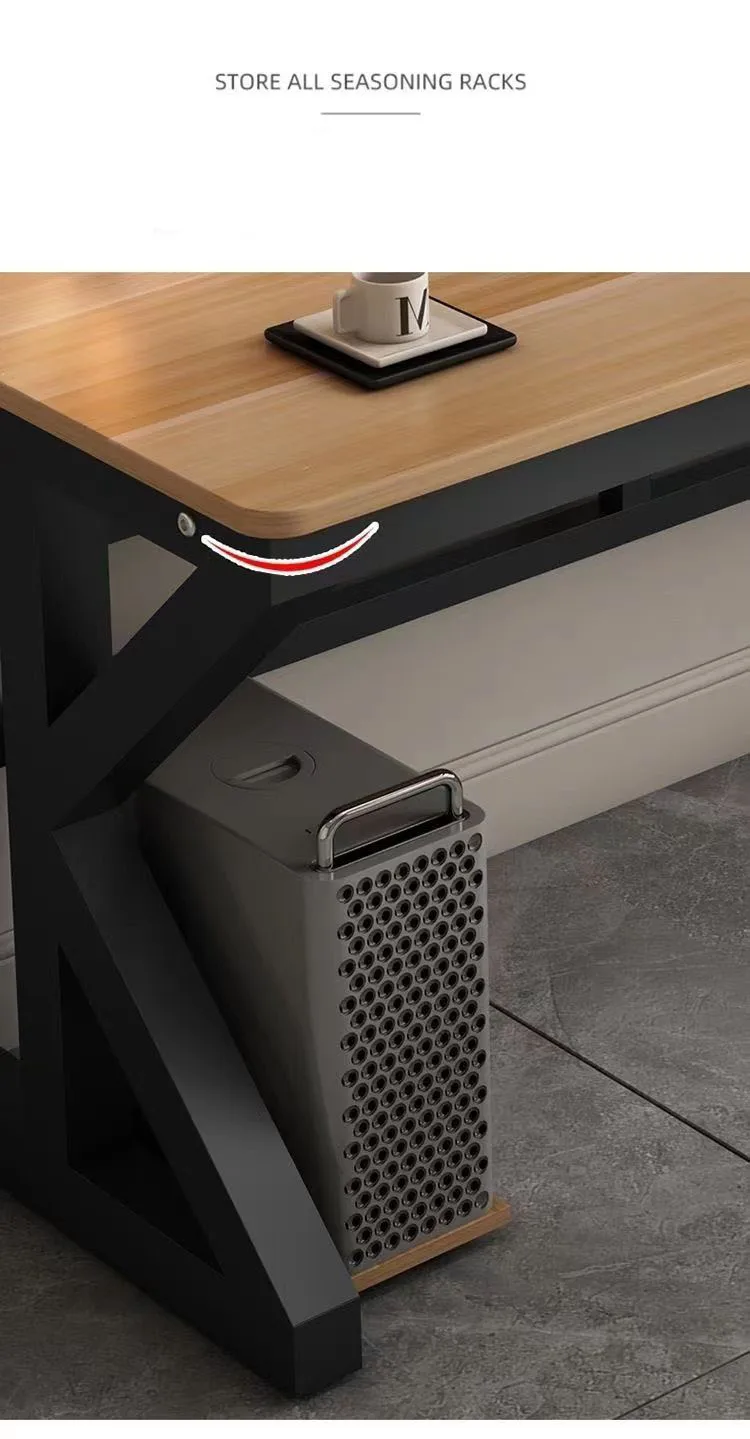 Modern Round Corner Gaming Computer Desk Extendable Double Student ...
