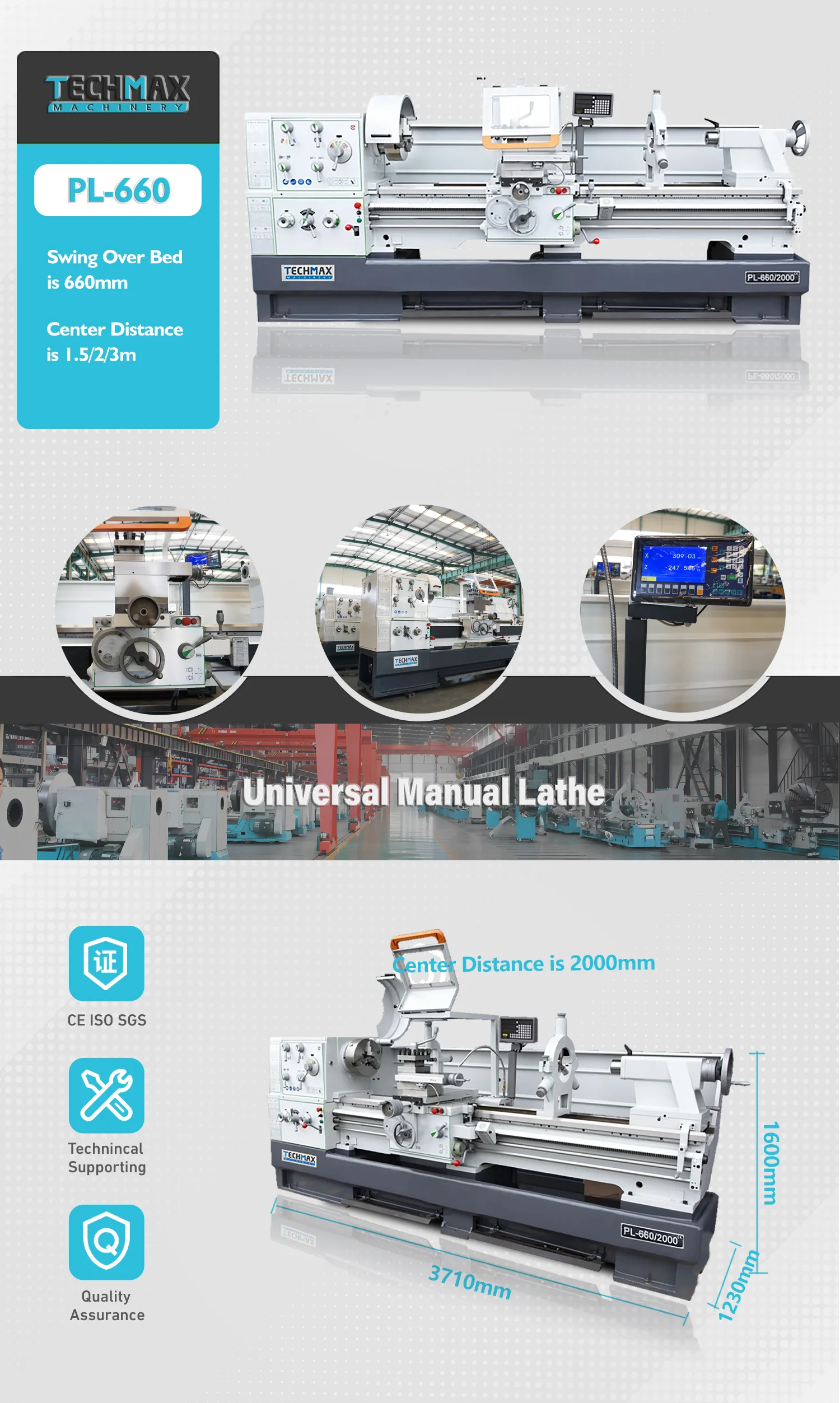 Universal Mechanical Precision Bench Lathe Pl-660 Manual Metal Lathe Machine Torno - Buy Manual ...