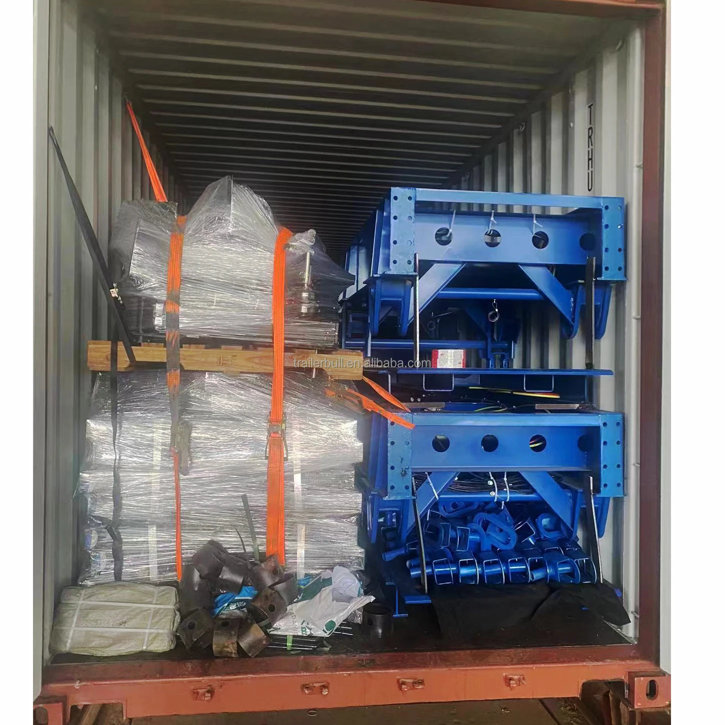 40ft Container Chassis Steel Structure For Intermodal Container Chassis ...