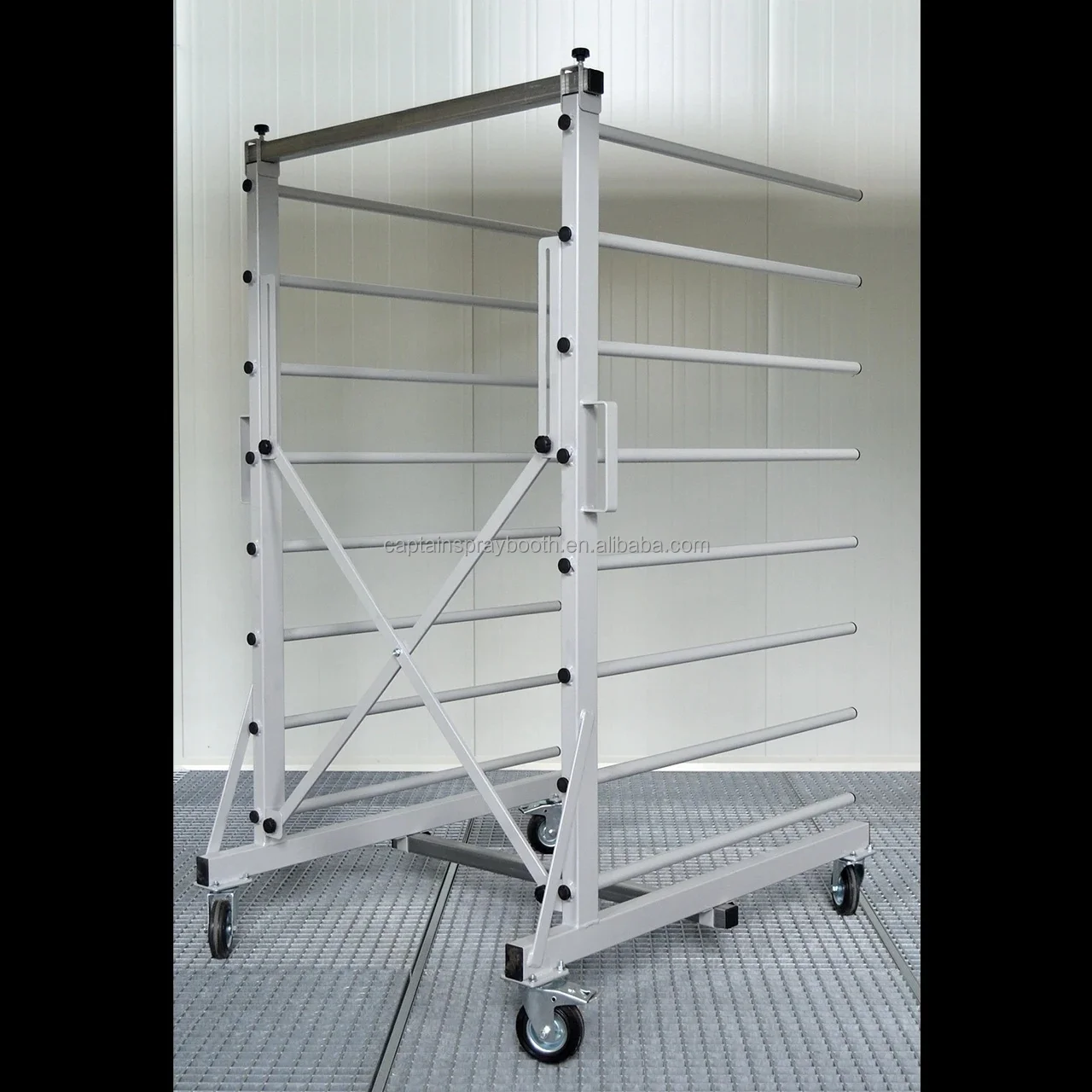 Stainless Steel Flexible Drying Trolley - 500kg Safe Load
