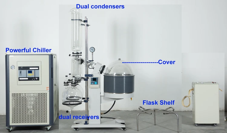 10L Industrial Solvent Vaporator - Efficient Distillation