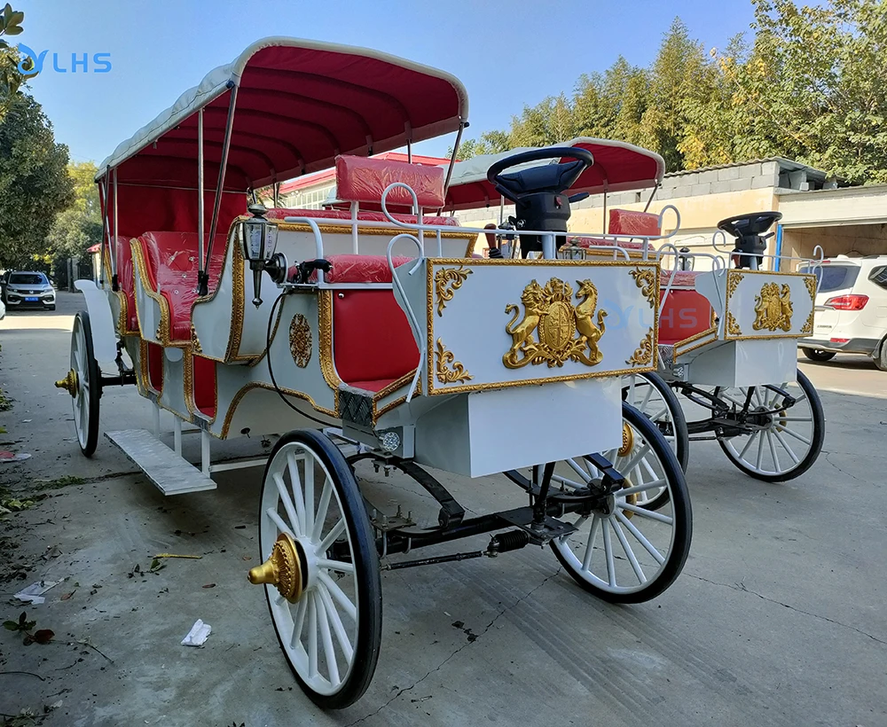 Luxury Outdoor Sightseeing Coach - Royal Horse Carriage