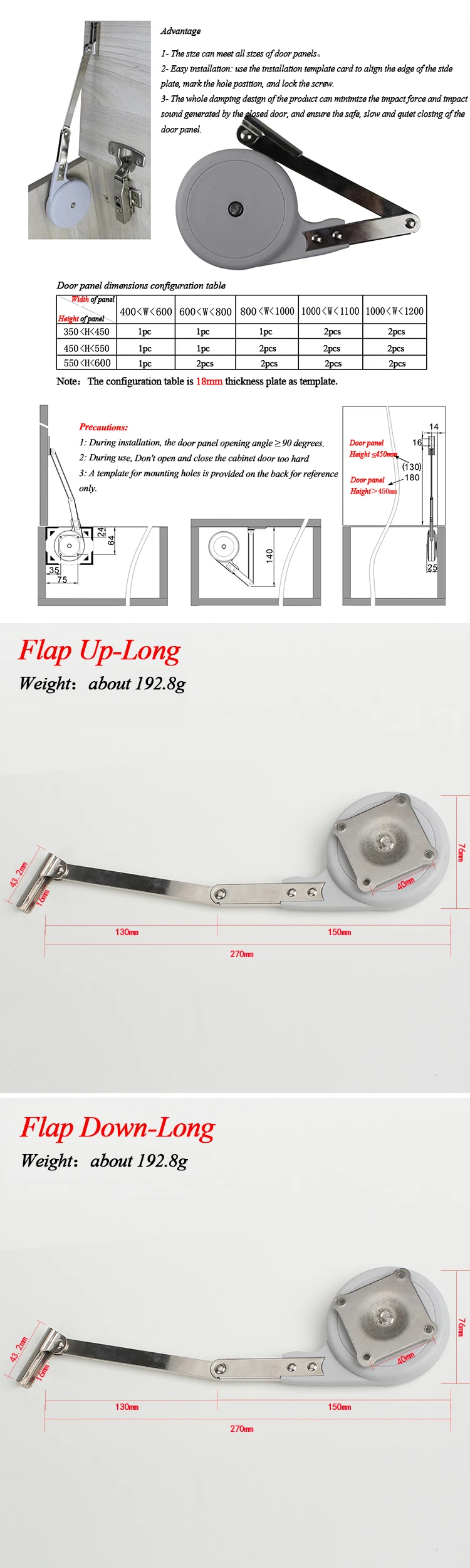 Dressing Table /tatami Cabinet Lift Hydraulic Support Hinge Furniture ...