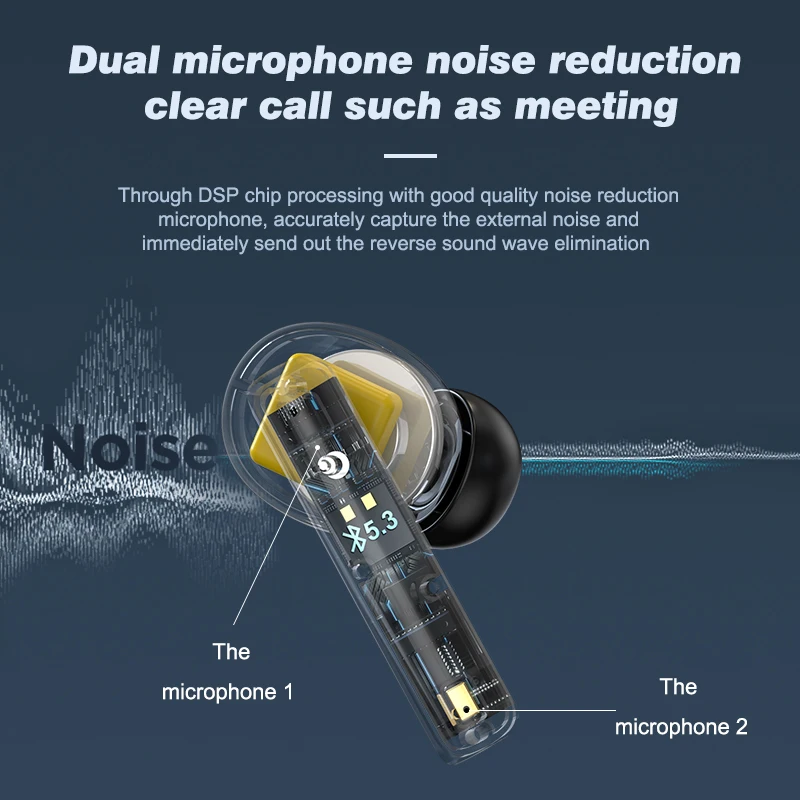 P60 Pro Bluetooth Headphones - Hi-Fi, Noise Cancelling, Waterproof