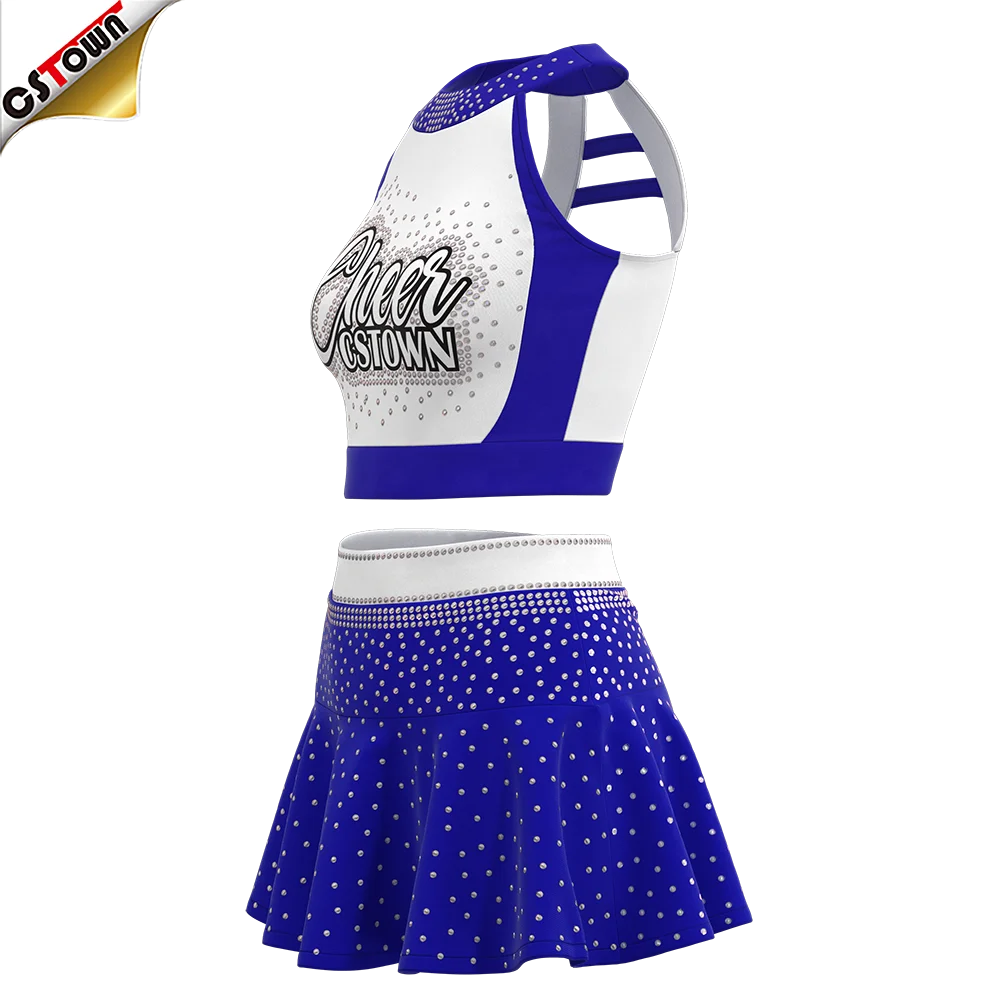 High Quality Cheerleading Uniforms Spandex Quick-drying Custom Cheer ...
