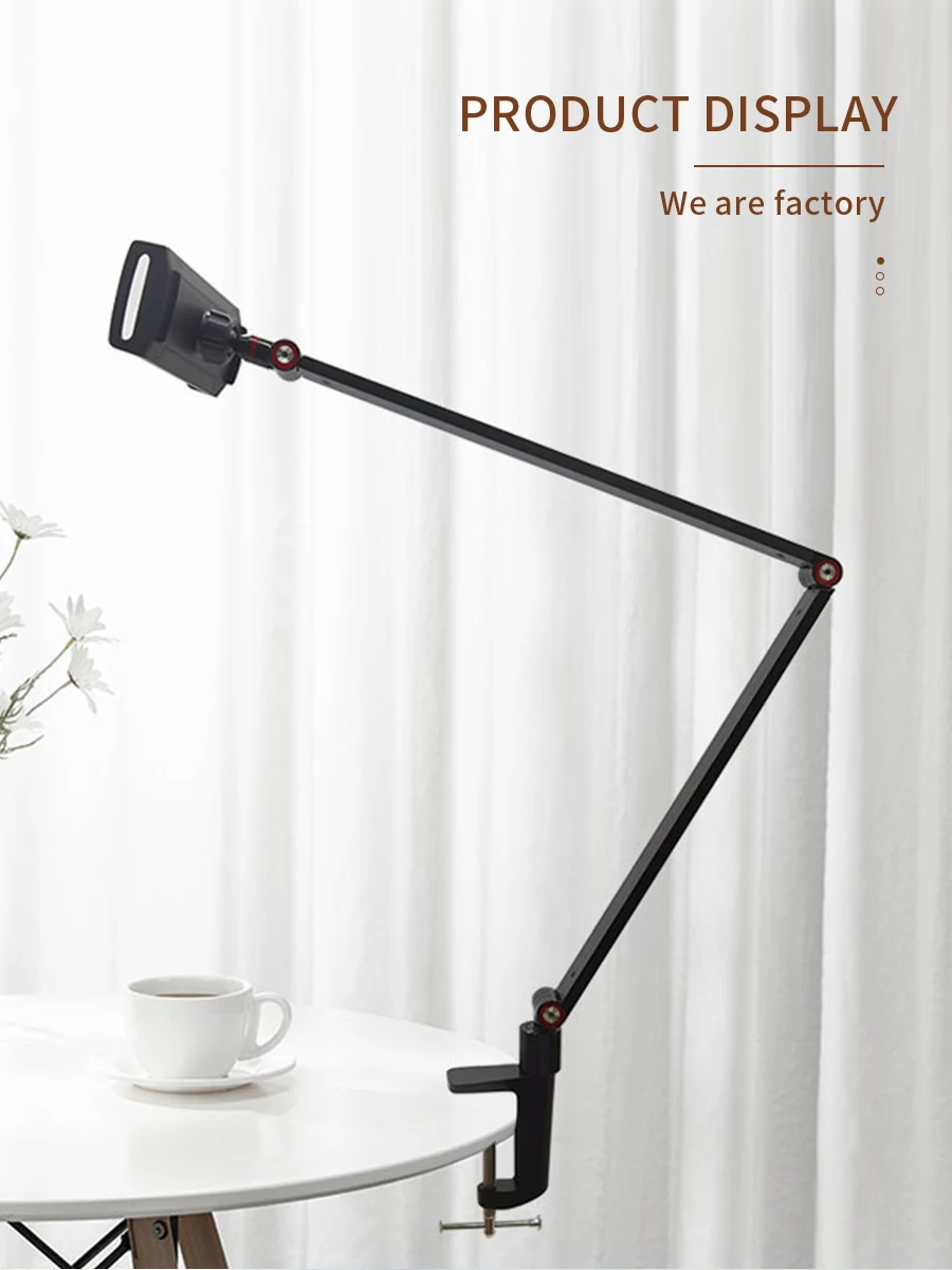 Factory Custom Clamp Base Design Desktop Use Flexible Angle Adjustable ...