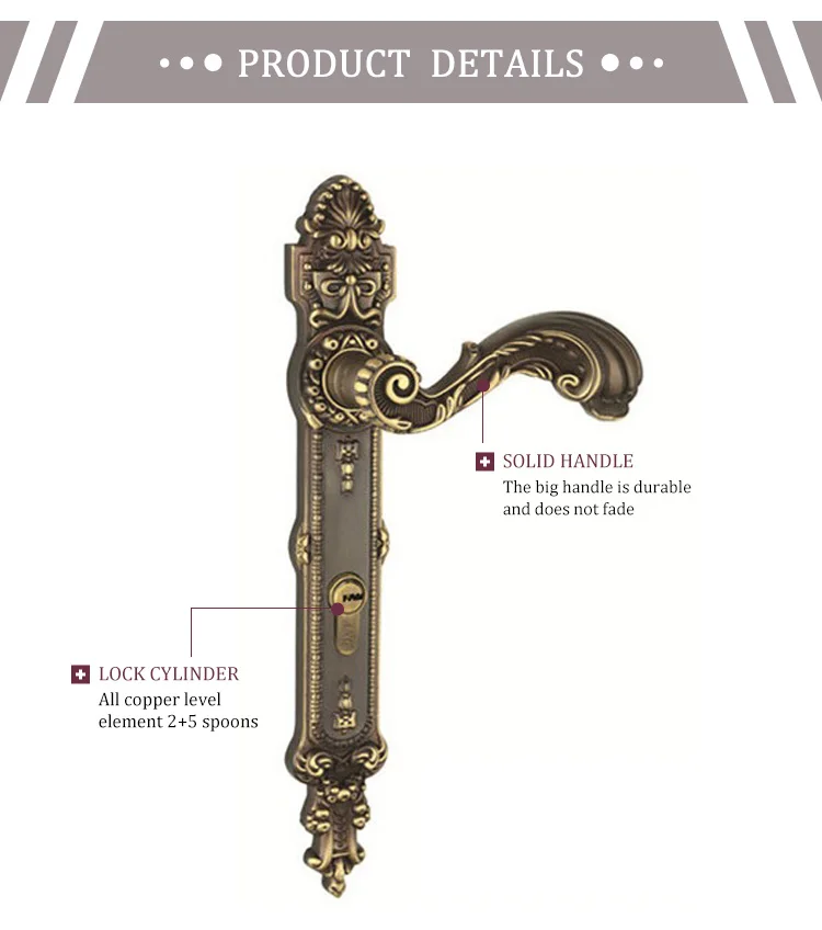 New Design Security Modern Luxury Vintage Design Rosette Clamp Rose ...