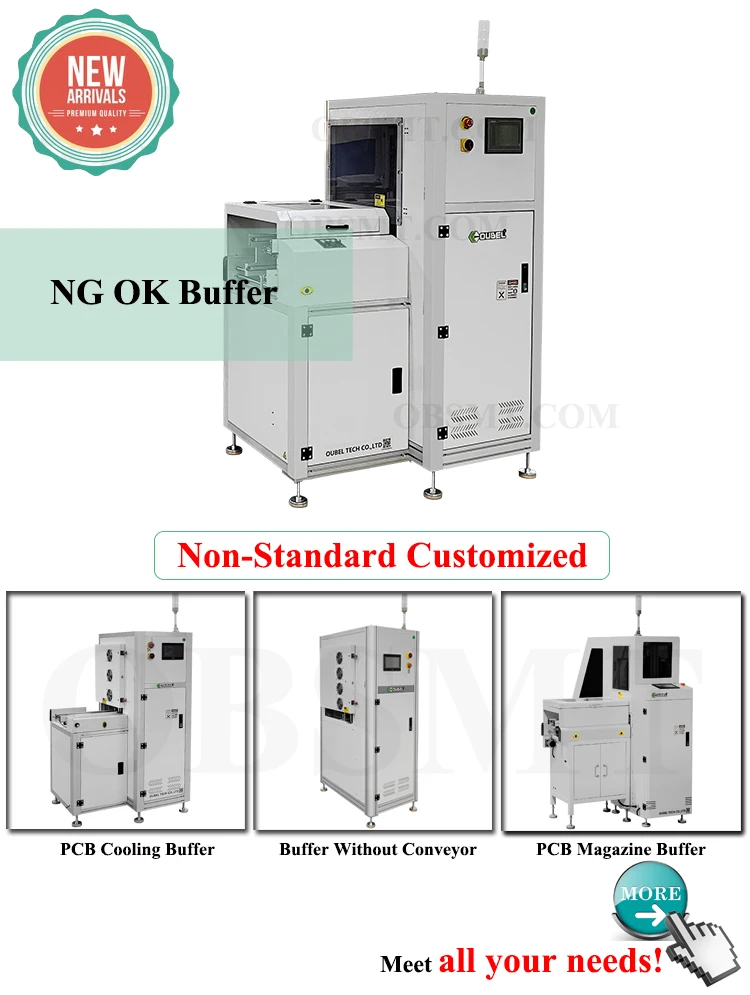 Multi Function Pcb Buffer Pcb Belt Conveyor Smt Loader With Large Capacity - Buy Pcb Belt ...