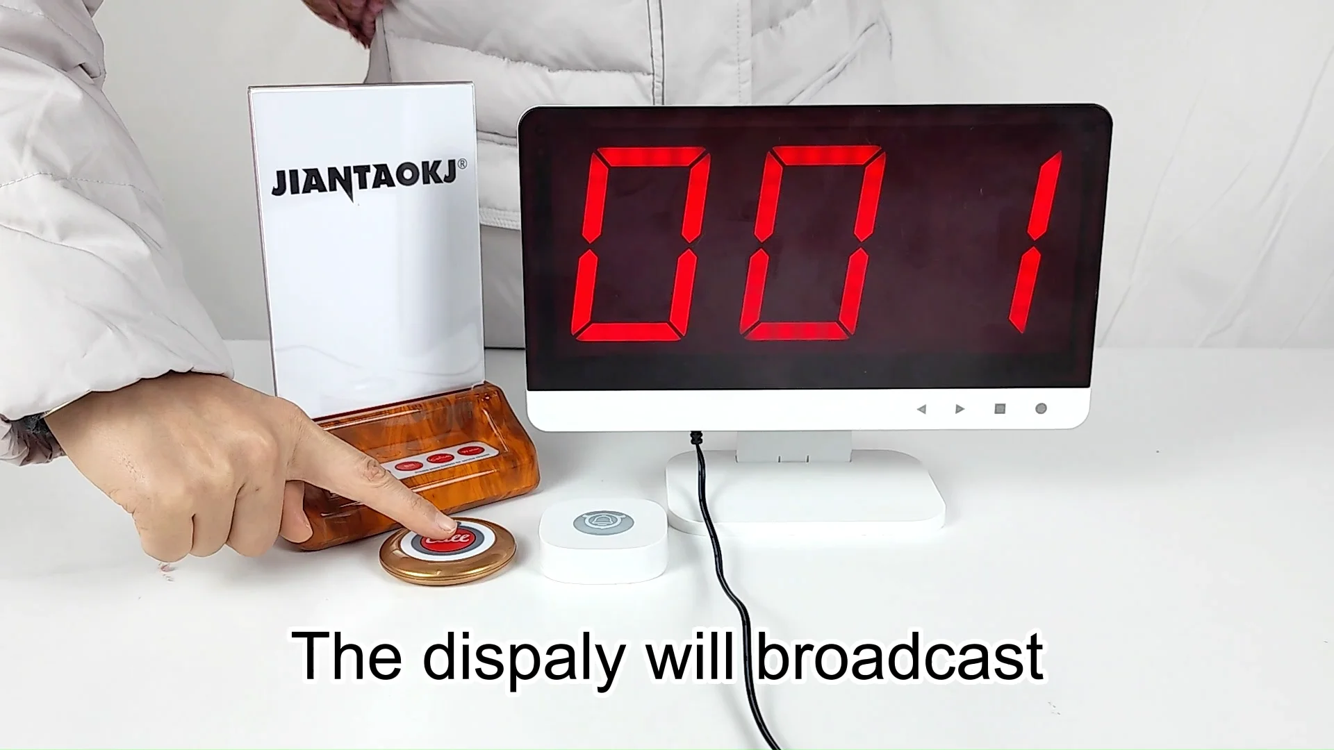 Language Customized Call Waiter System Restaurant Paging System With ...