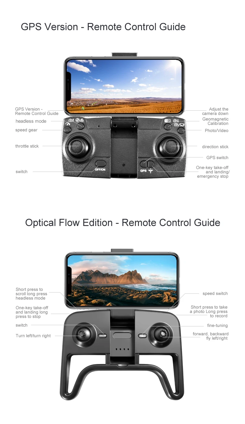 R20 4k Hd Optical Flow Camera Electric Adjustable Camera Drone Aerial ...