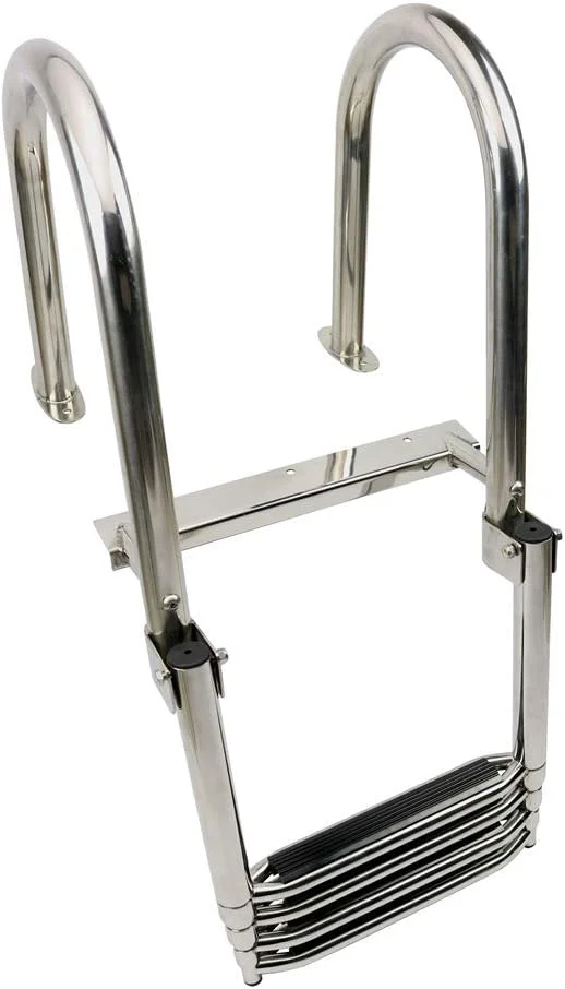 Outboard Swim Platform Folding Boat Ladder Marine Stainless Steel Oem ...
