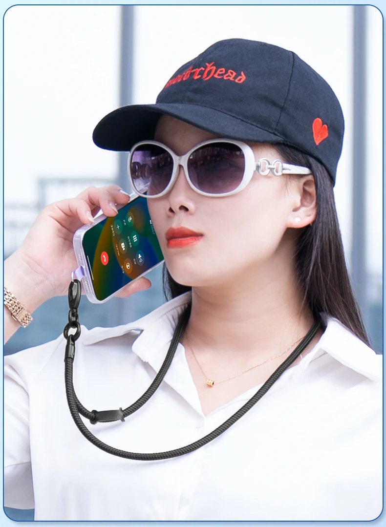Secure and Stylish: Universal Mobile Phone Lanyard Strap
