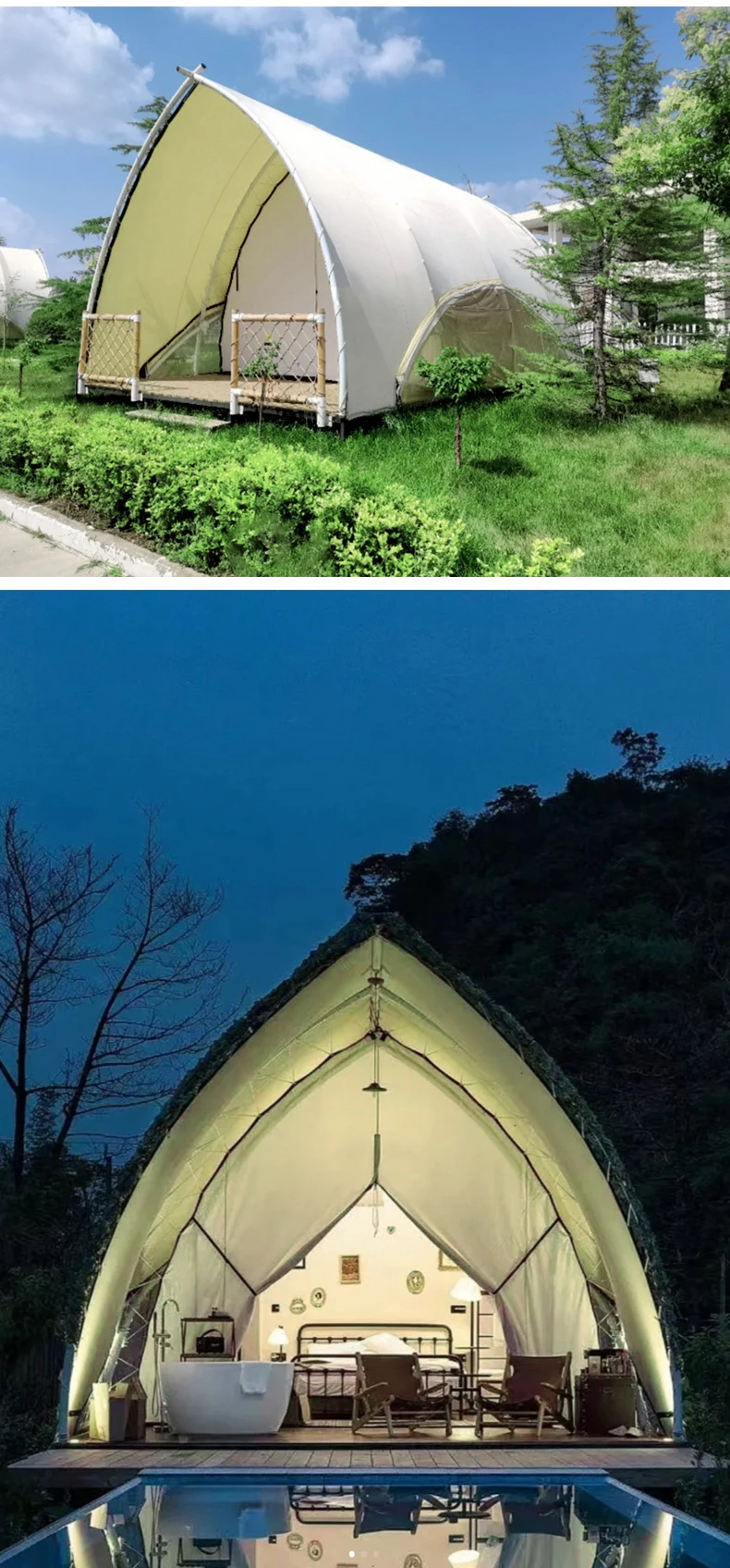 Outdoor Double Thickened Storm Emergency Relief Tent Cold Tunnel ...