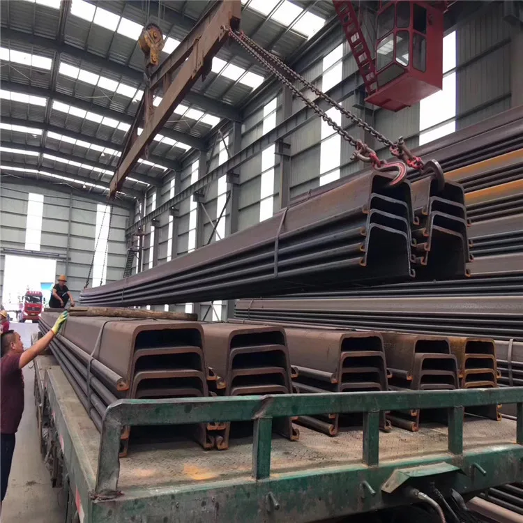 U Type Steel Sheet Pile Az50-700 Az52-700 Hot Rolled And Cold Formed ...
