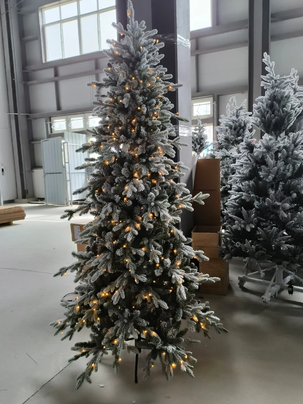 Longstar Hot Sale 210cm Pe Pvc Christmas Tree Luxury Warm Led Faux ...