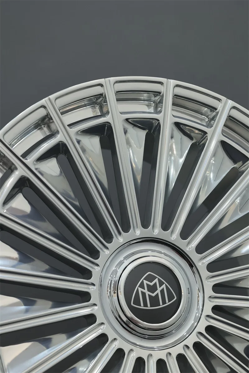 For Maybach GLS 23 Inch Forged Monoblock Wheels - Black/silver
