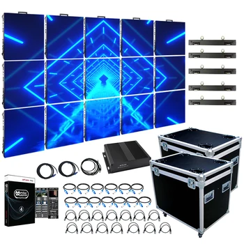 High Resolution Led Video Wall 5x3 Complete System Package 500x500mm ...