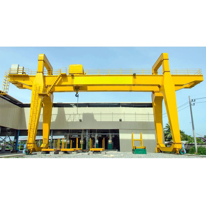 U Type Double Girder Portal Gantry Crane Rail Mounted Gantry Crane for ...