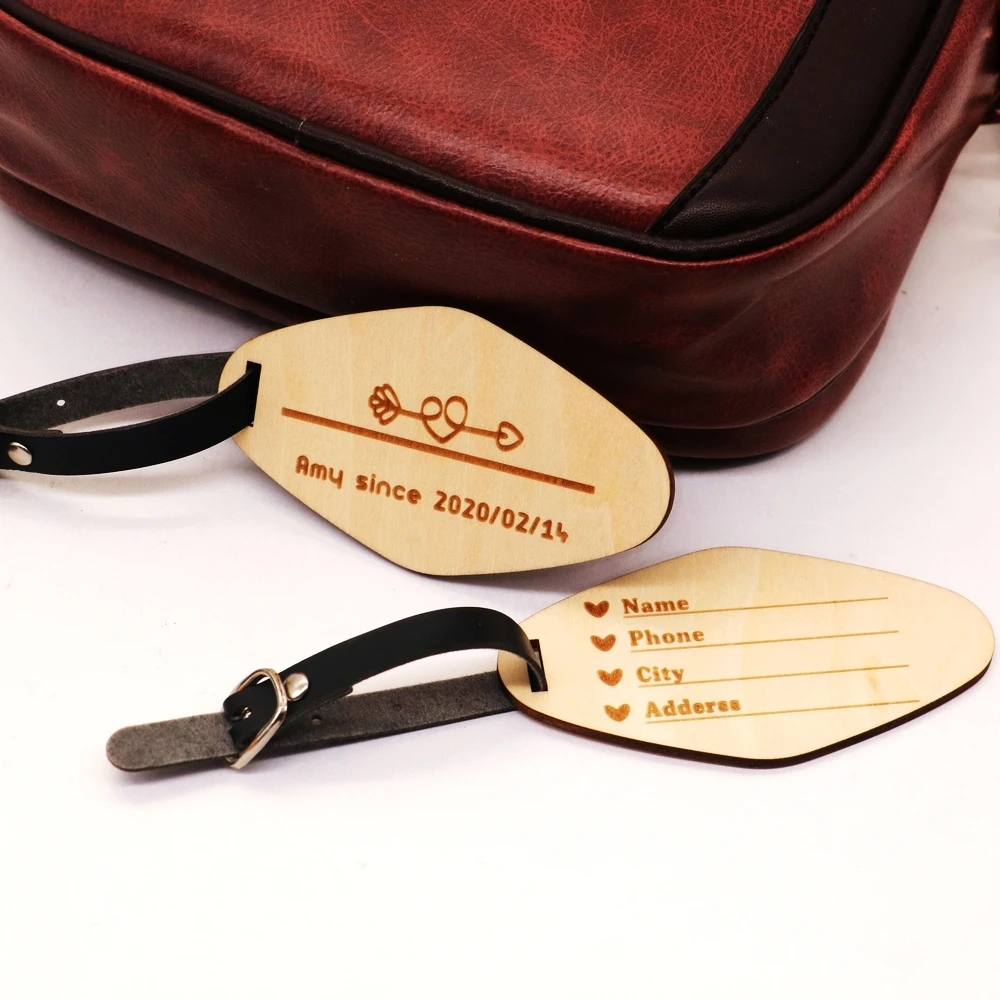 Wooden Boarding Pass Luggage Check Card Manufacturers Custom Design ...