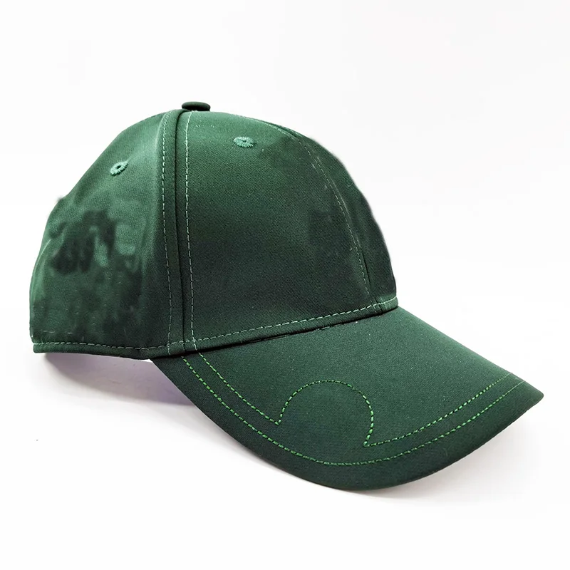 Green Fashion Color Custom 6 Panel High Quality Golf Caps/hats ...