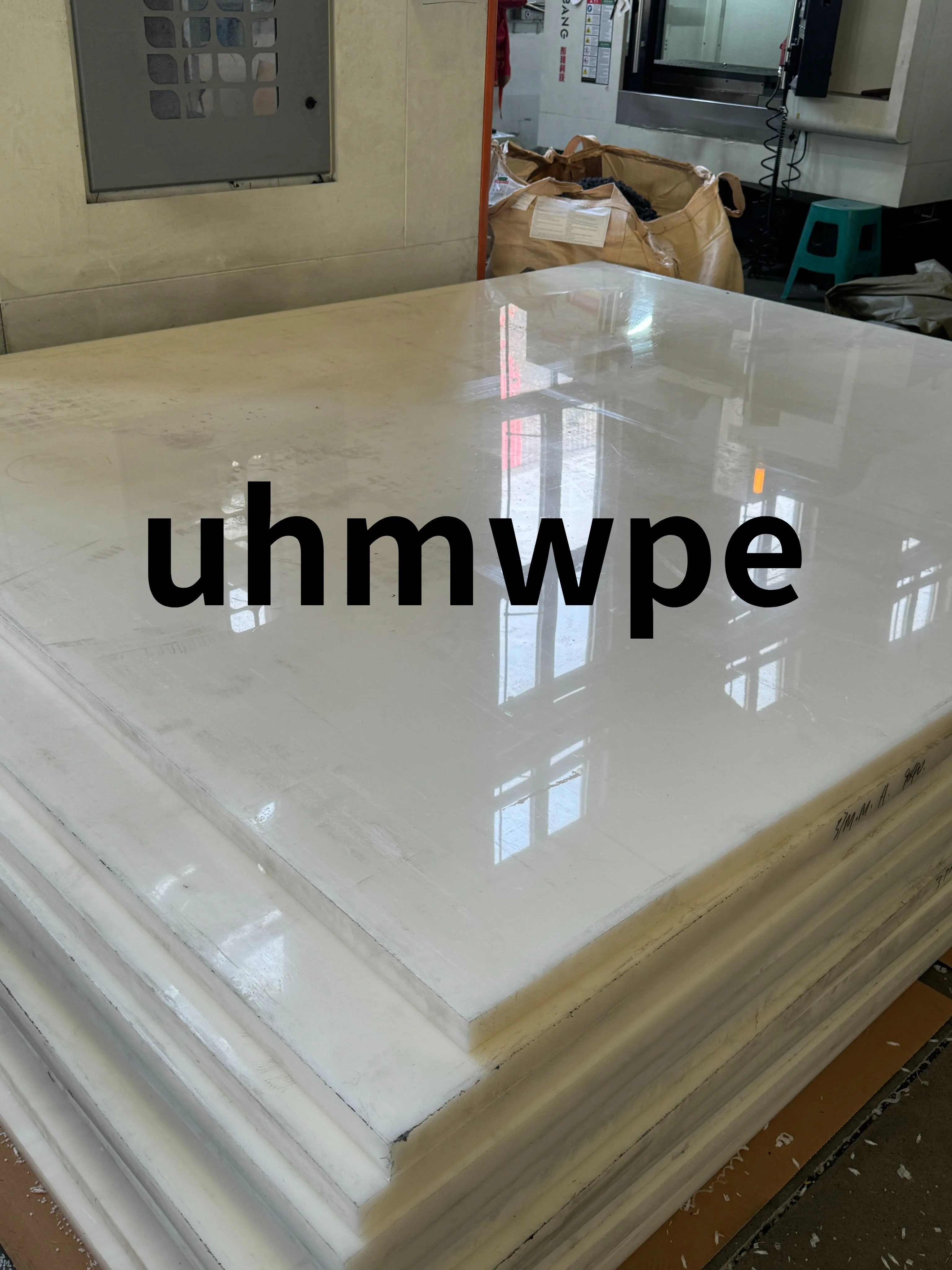 10-300mm Thick Hard Poly Plastic Board UHMWPE PE1000 PE500 Sheets for ...