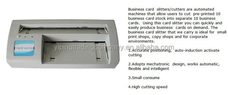 90x54 Business Card Cutter & Custom Card Stock Cutting Machine Oem