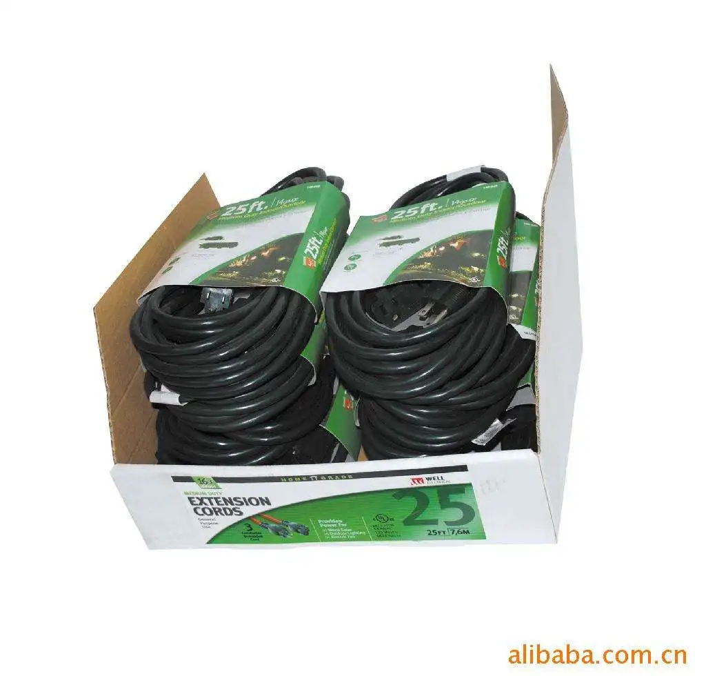 Monitor Tv Power Extension Cord 3 Prong 10a 250v 18 Awg Ul Certified ...